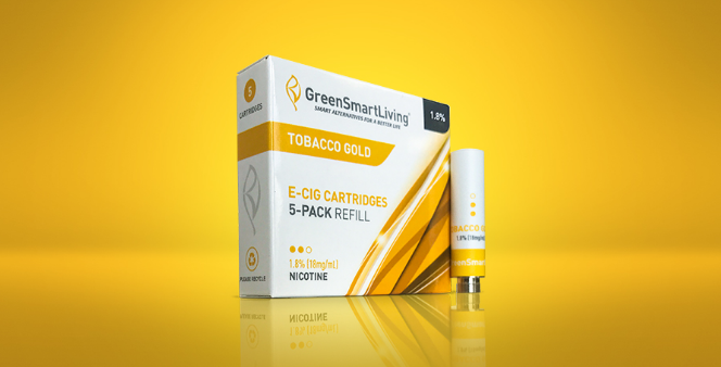 SUPER E-CIGARETTE GREEN SMART SYNTHETIC NICOTINE REFILLS – 5-PACK ...